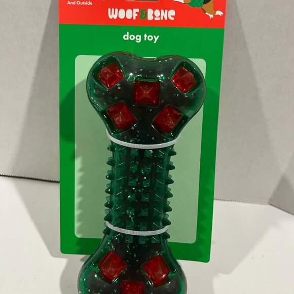 Dog | Holly Jolly 65 Green Red Dog Squeaky Chew Toy Fetch Tug Toss ...